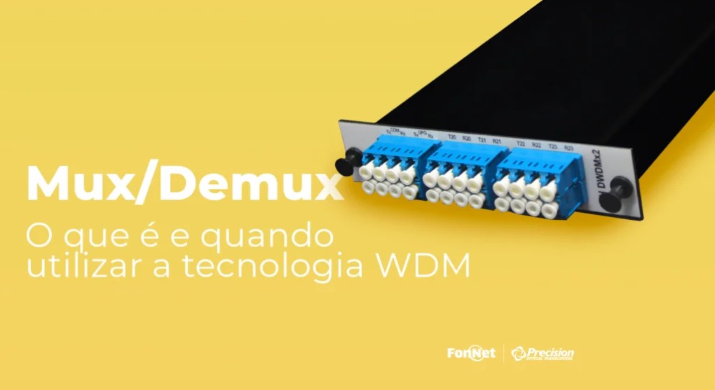 Mux/Demux passivo: O que é e quando utilizar a tecnologia WDM - FonNet Networks